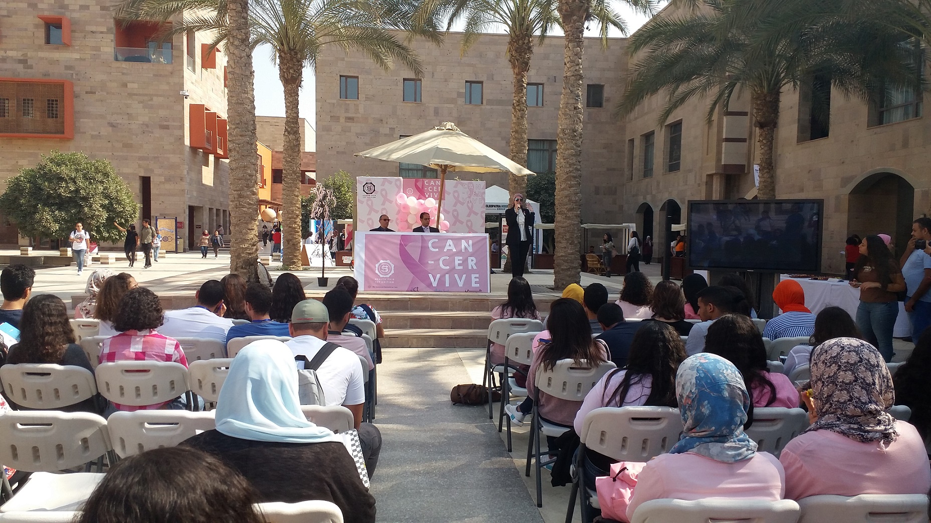 Pink Ribbon Week at AUC: First Campus Health Fair Raises Awareness of ...