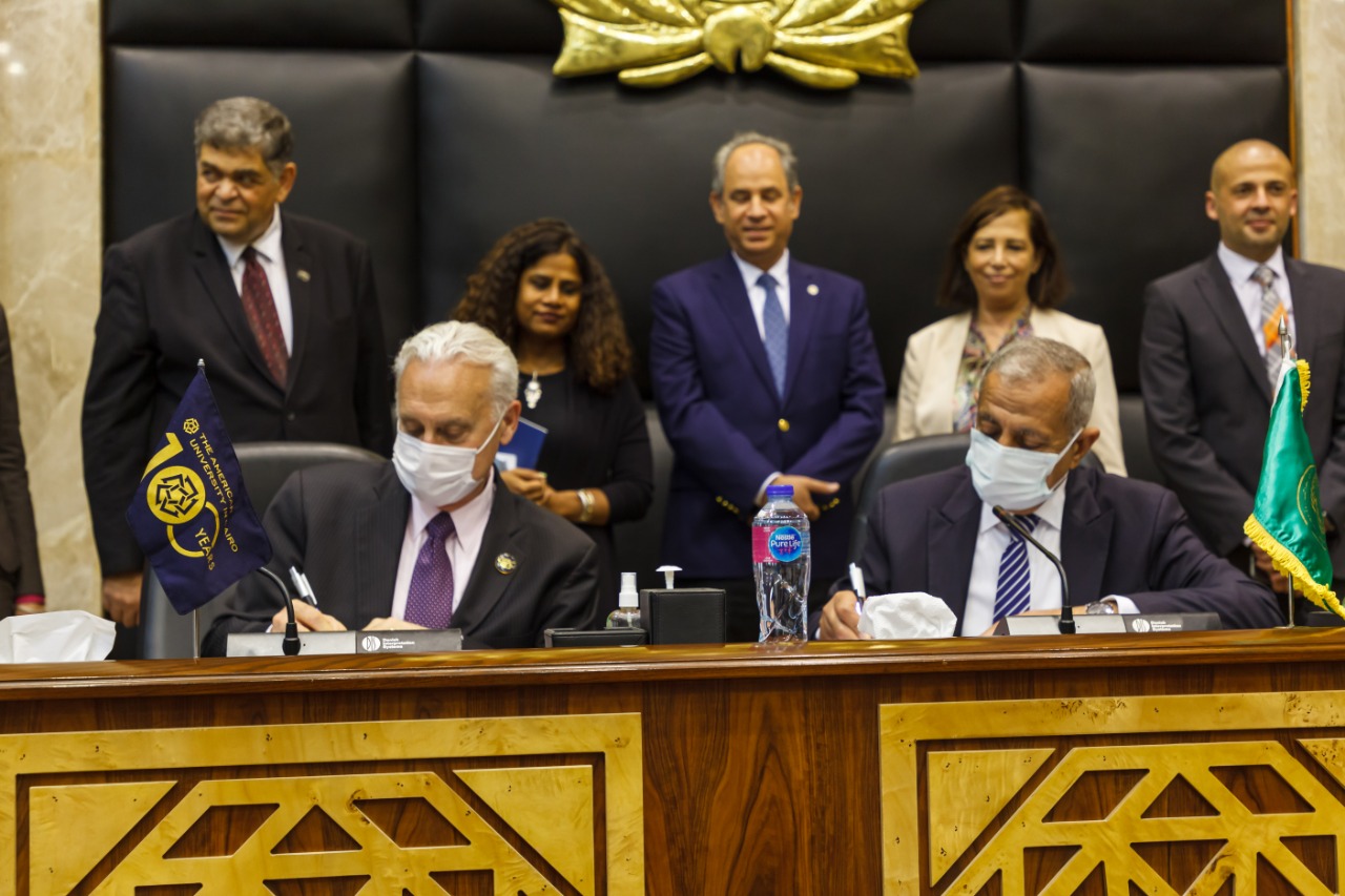 AUC Signs MOU with AASTMT and Strategic Partnership Agreement with AIU ...