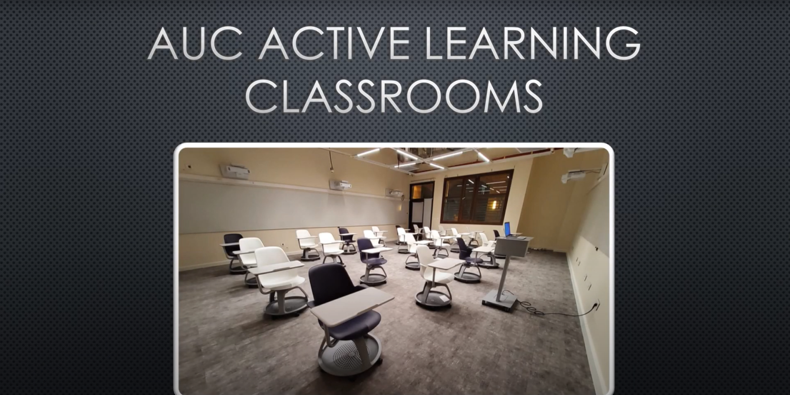 Active Learning Classrooms | The American University in Cairo