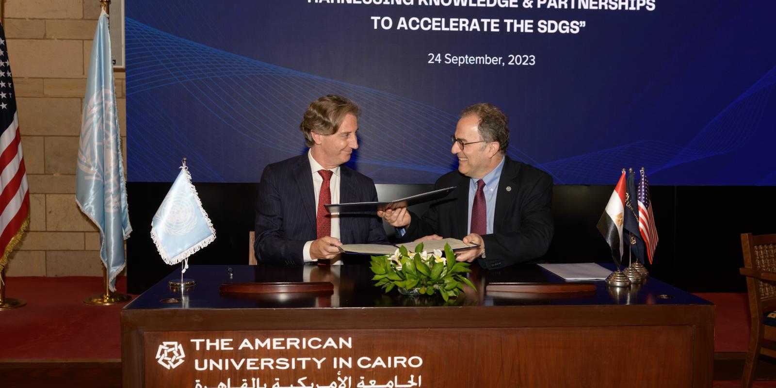 AUC, UNDP Collaboration Advancing Sustainable Development Goals | The ...