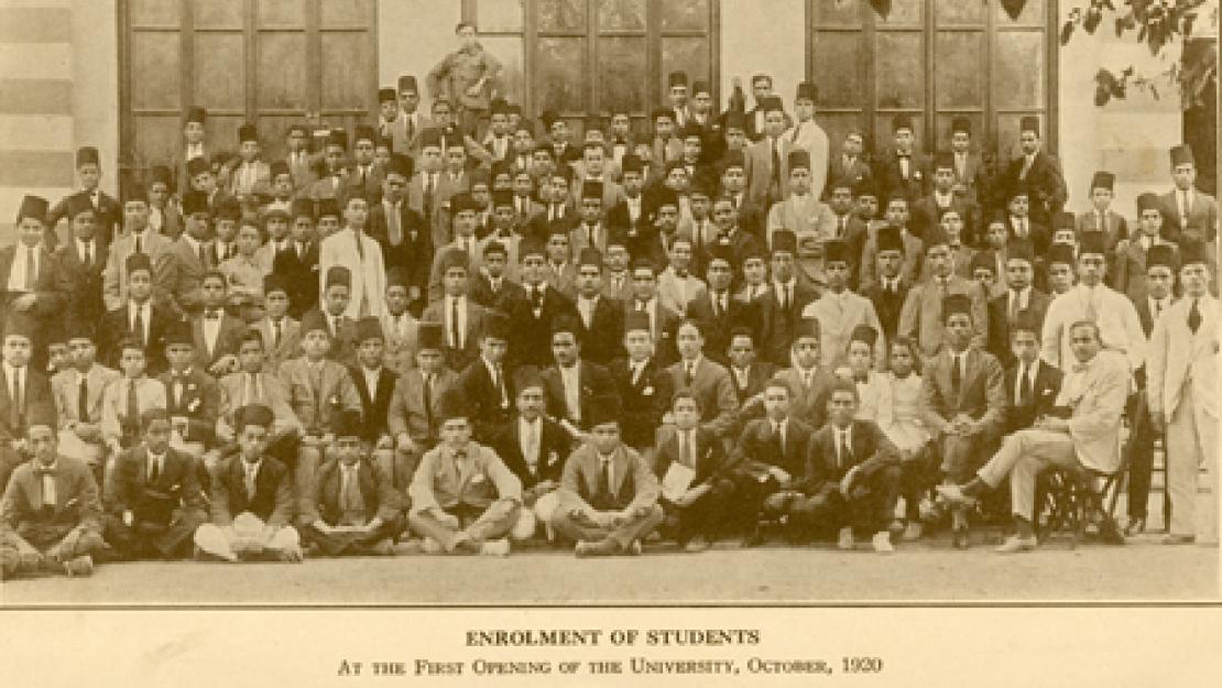 October 1920 AUC Opens Doors to First Class of Students | The American ...