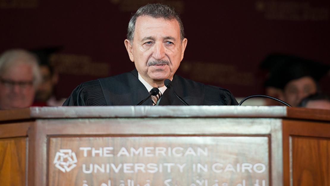 AUC Celebrates Spring 2015 Graduation Commencement and Awards Mostafa ...